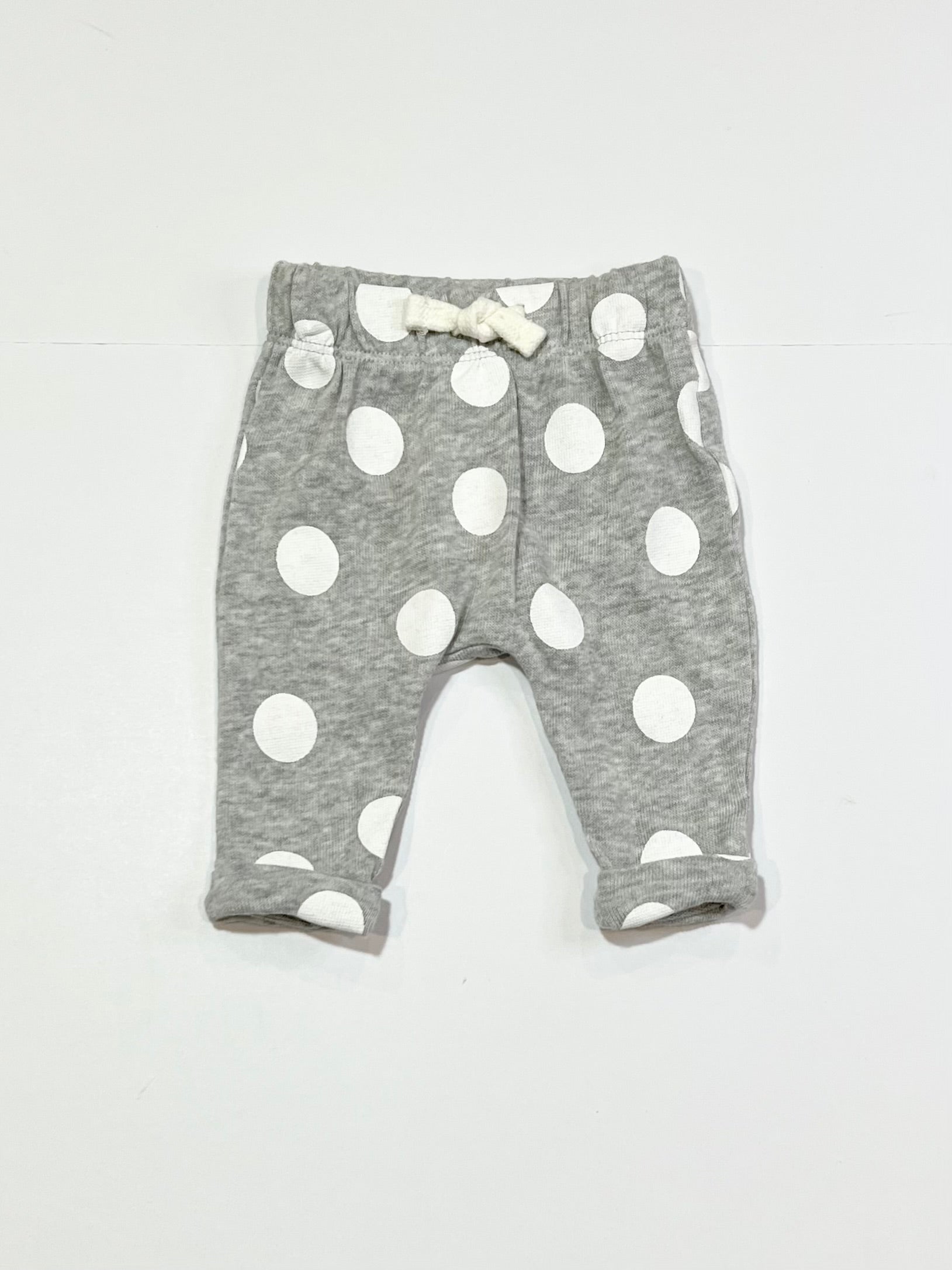Grey spotty pants - Size 0000 – Recyclababy