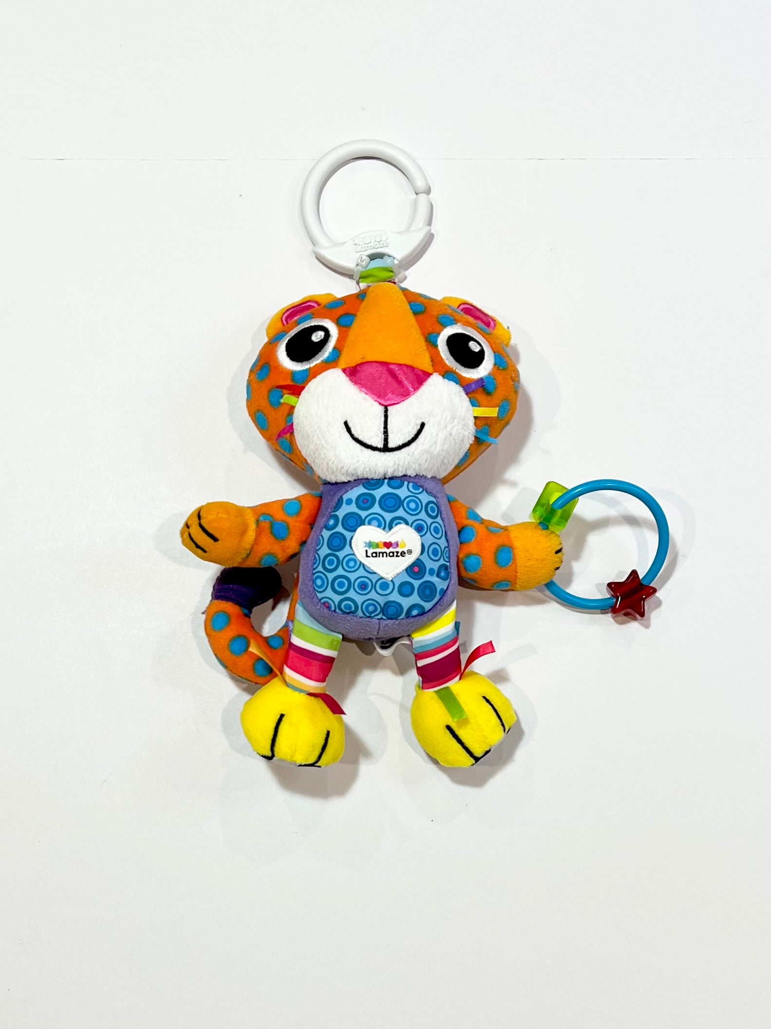 Colourful roaring tiger pram toy – Recyclababy