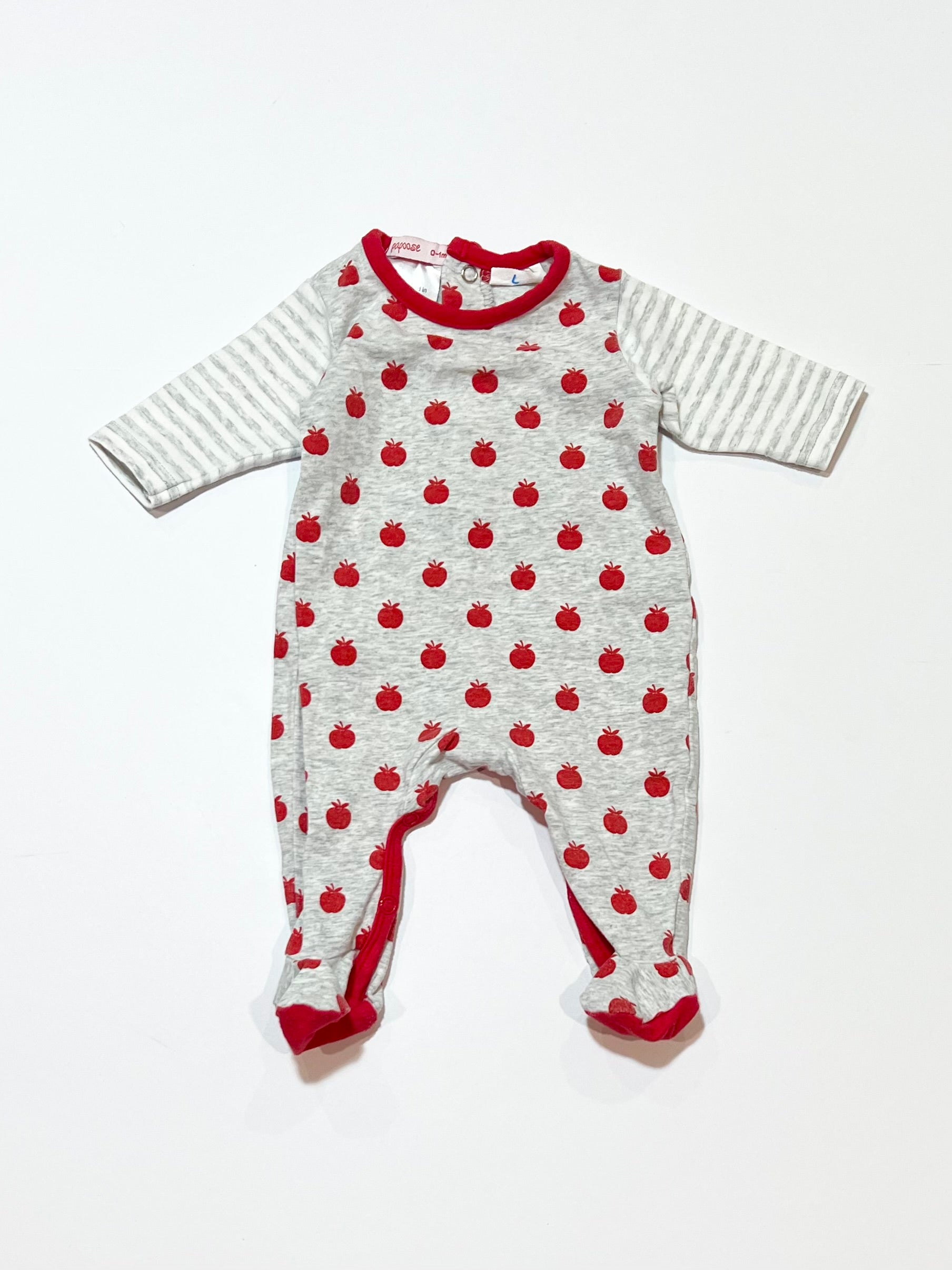 Red apple onesie - Size 0000 – Recyclababy